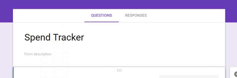 Create Your Own Online Spend Tracker Using Google Forms + Google Sheets ...